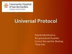 PPT - Universal Protocol Guide for Anesthesia Nerve Blocks PowerPoint ...