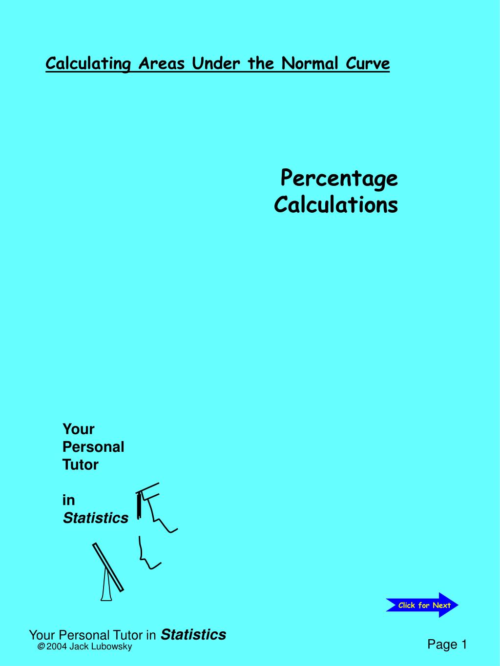 PPT - Calculating Areas Under the Normal Curve PowerPoint Presentation ...