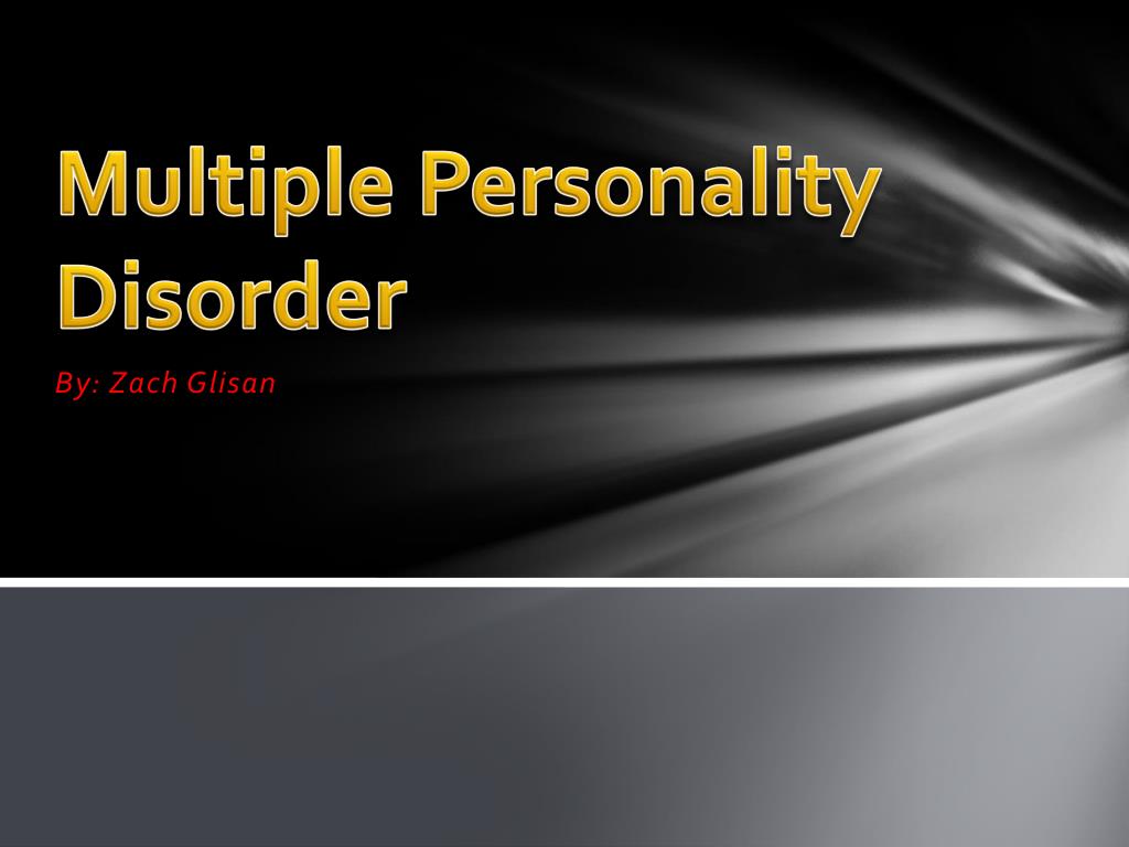 PPT - Multiple Personality Disorder PowerPoint Presentation, free ...