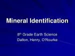 PPT - Mineral and Rock Identification PowerPoint Presentation, free ...
