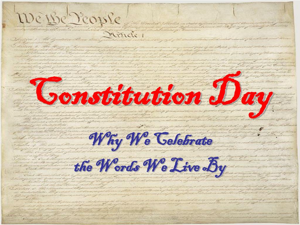 PPT - Constitution Day PowerPoint Presentation, free download - ID:2695664