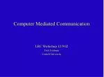 PPT - Computer-Mediated Communication PowerPoint Presentation, free ...