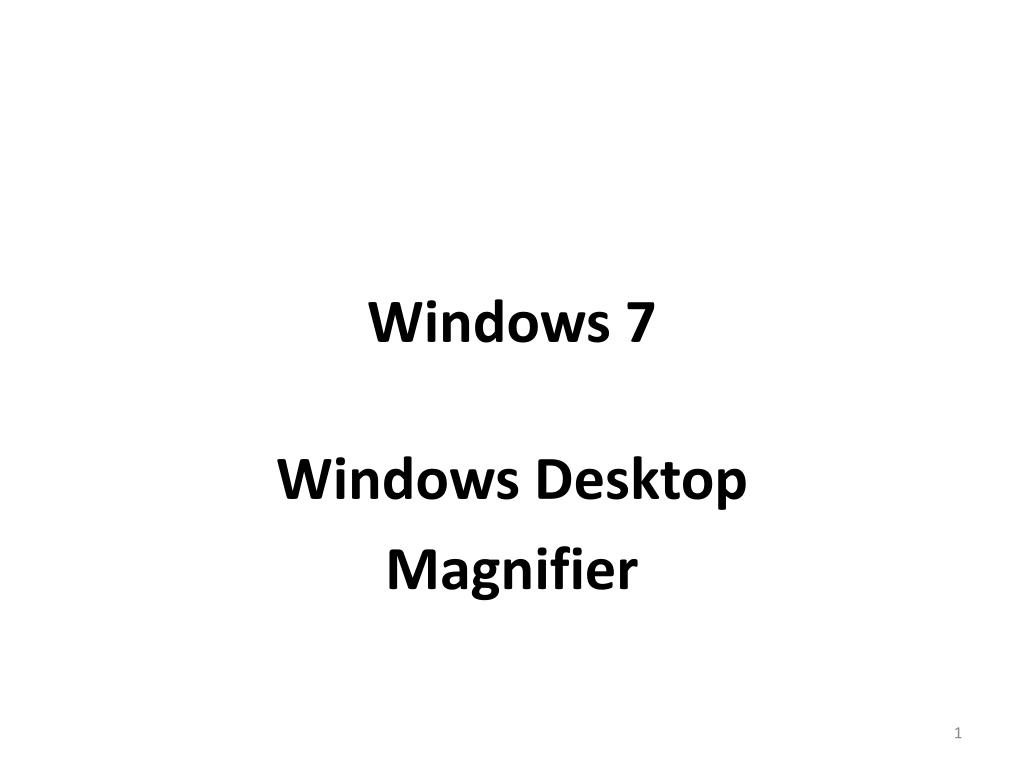 PPT - Windows 7 PowerPoint Presentation, free download - ID:2696707