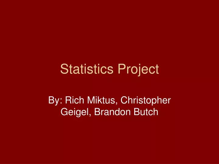 PPT Statistics Project PowerPoint Presentation Free Download ID PPT Statistics Project PowerPoint Presentation Free Download ID