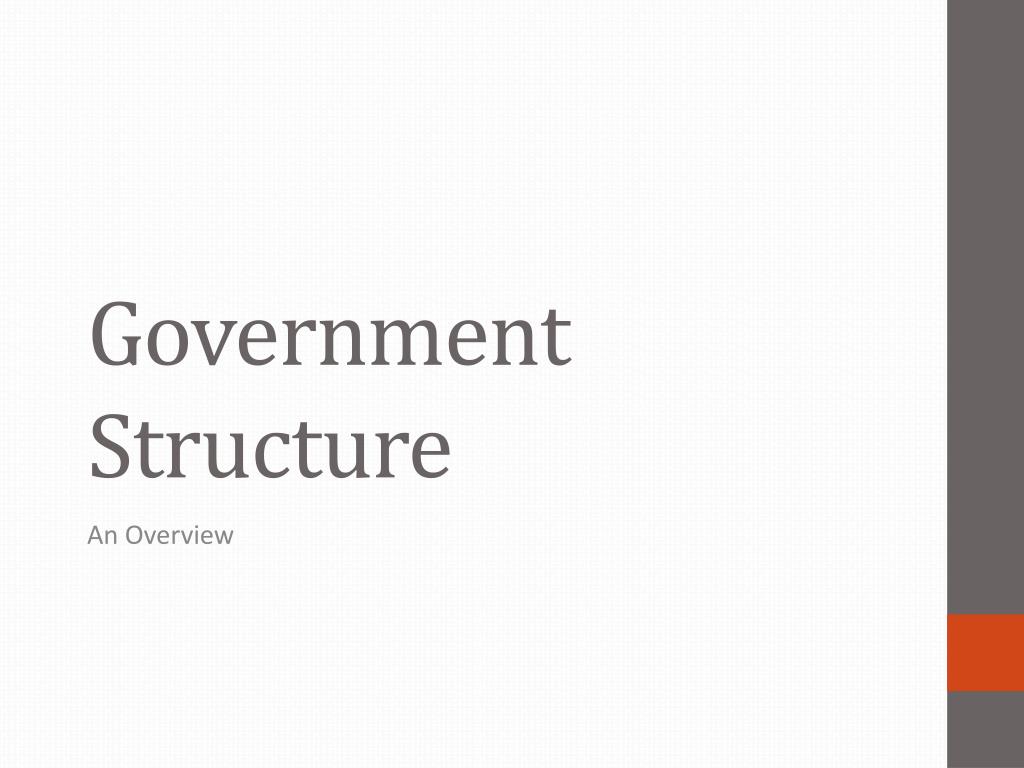 PPT - Government Structure PowerPoint Presentation, free download - ID ...