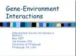 PPT - MORE GENE INTERACTIONS PowerPoint Presentation, free download ...