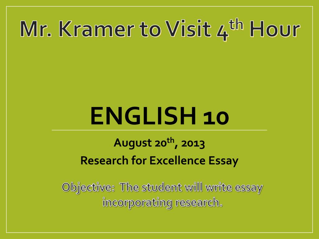 PPT - English 10 PowerPoint Presentation, free download - ID:2700571