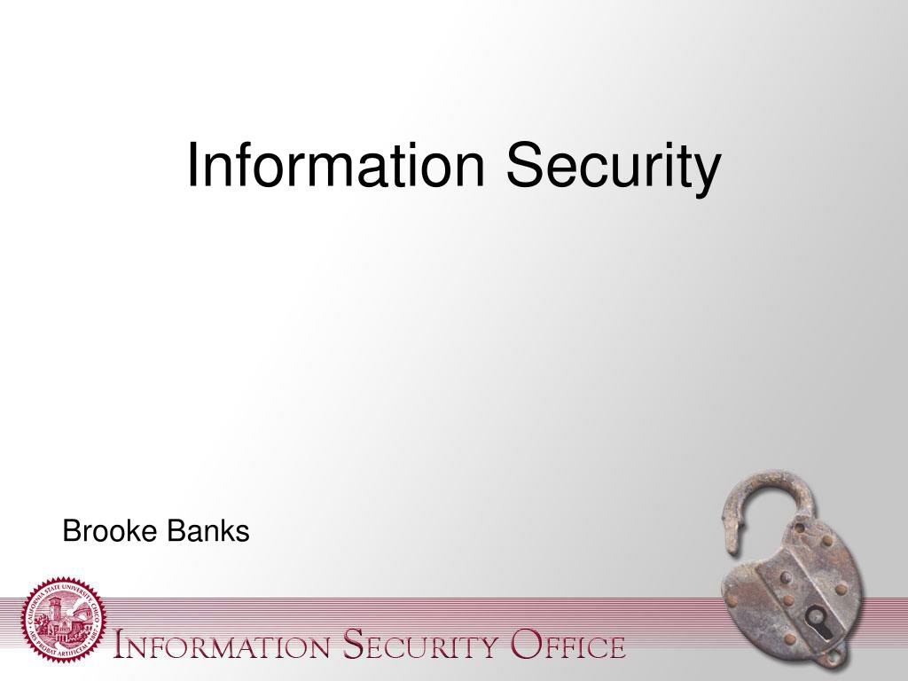 PPT - Information Security PowerPoint Presentation, free download - ID ...