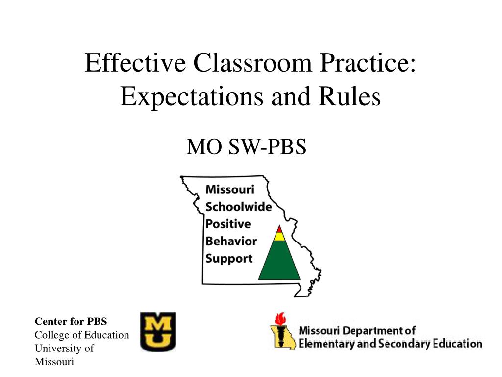 PPT - Effective Classroom Practice: Expectations and Rules PowerPoint ...