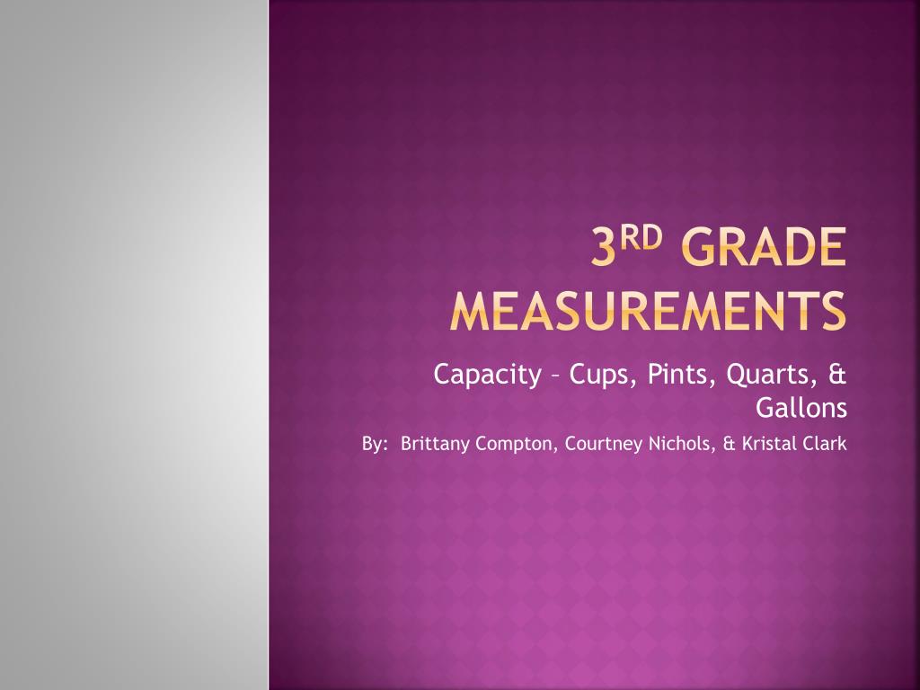 PPT - 3 rd Grade measurements PowerPoint Presentation, free download ...