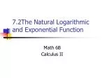 PPT - Exponential Function PowerPoint Presentation, free download - ID:9409581