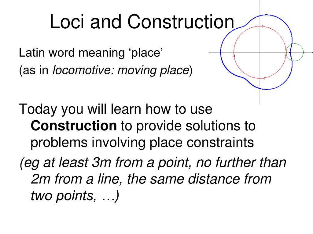 PPT - Loci and Construction PowerPoint Presentation, free download - ID ...