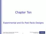 PPT - Experimental and Ex Post Facto Designs PowerPoint Presentation ...