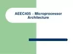 PPT - The 8085 Microprocessor Architecture PowerPoint Presentation ...