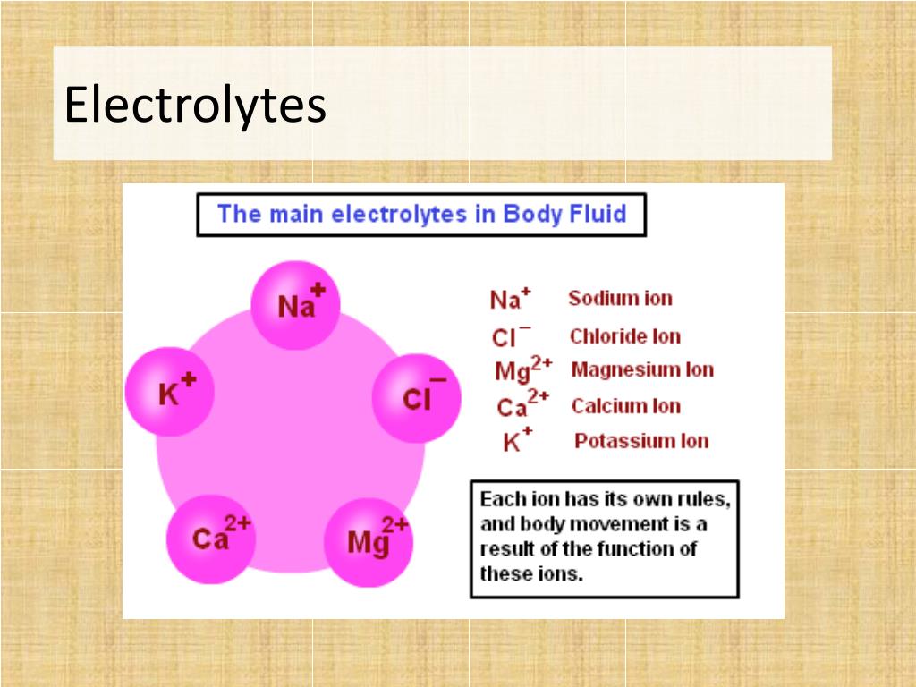 PPT - Electrolytes PowerPoint Presentation, free download - ID:2706781