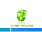 PPT - Topic: Classification of World Languages PowerPoint Presentation ...