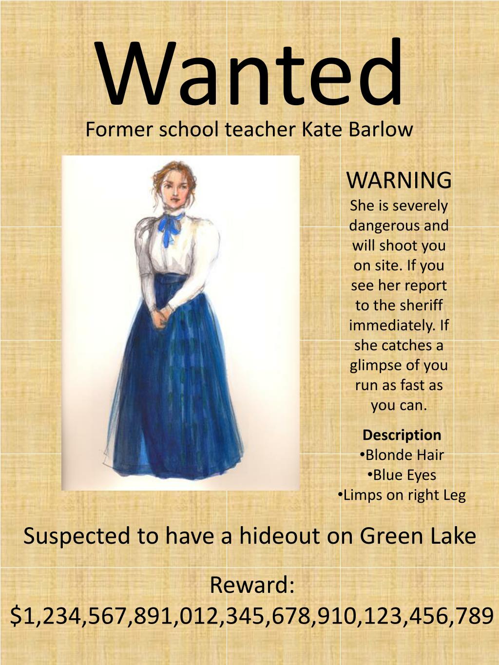 PPT - Wanted PowerPoint Presentation, free download - ID:2707749