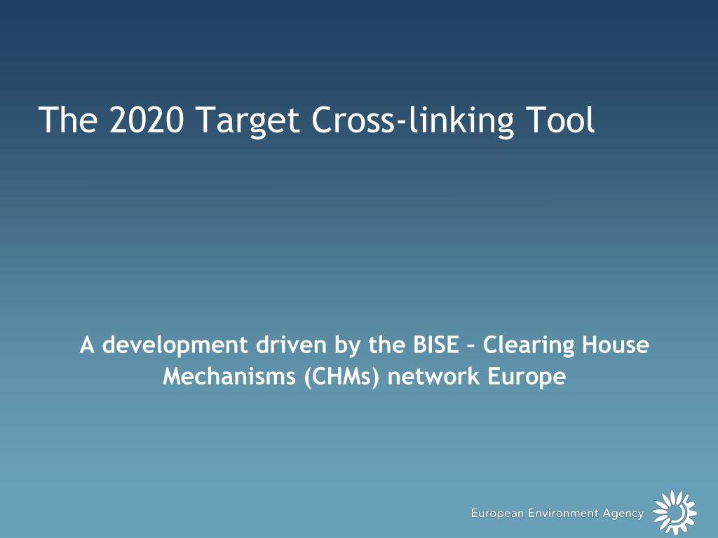 PPT - The 2020 Target Cross-linking Tool PowerPoint Presentation, free ...