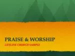 PPT - PRAISE/WORSHIP SONGS PowerPoint Presentation, free download - ID ...