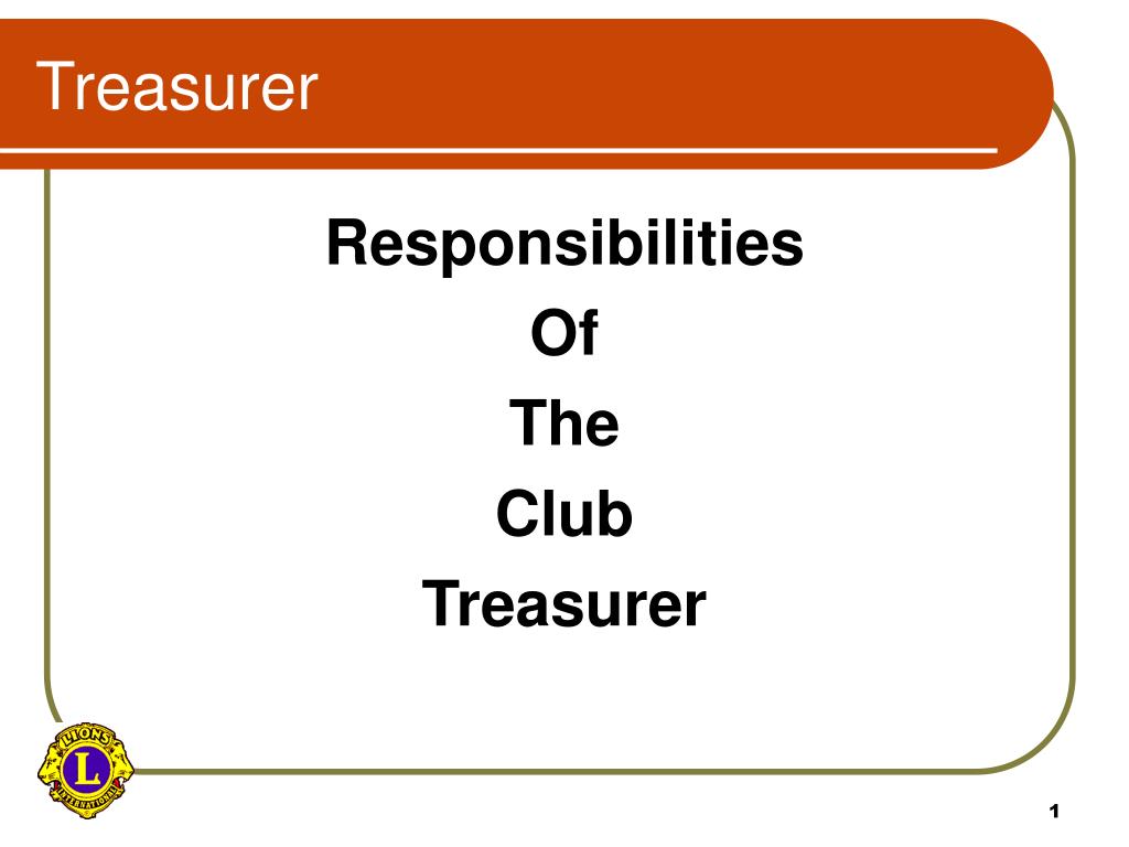 PPT - Treasurer PowerPoint Presentation, free download - ID:2709510