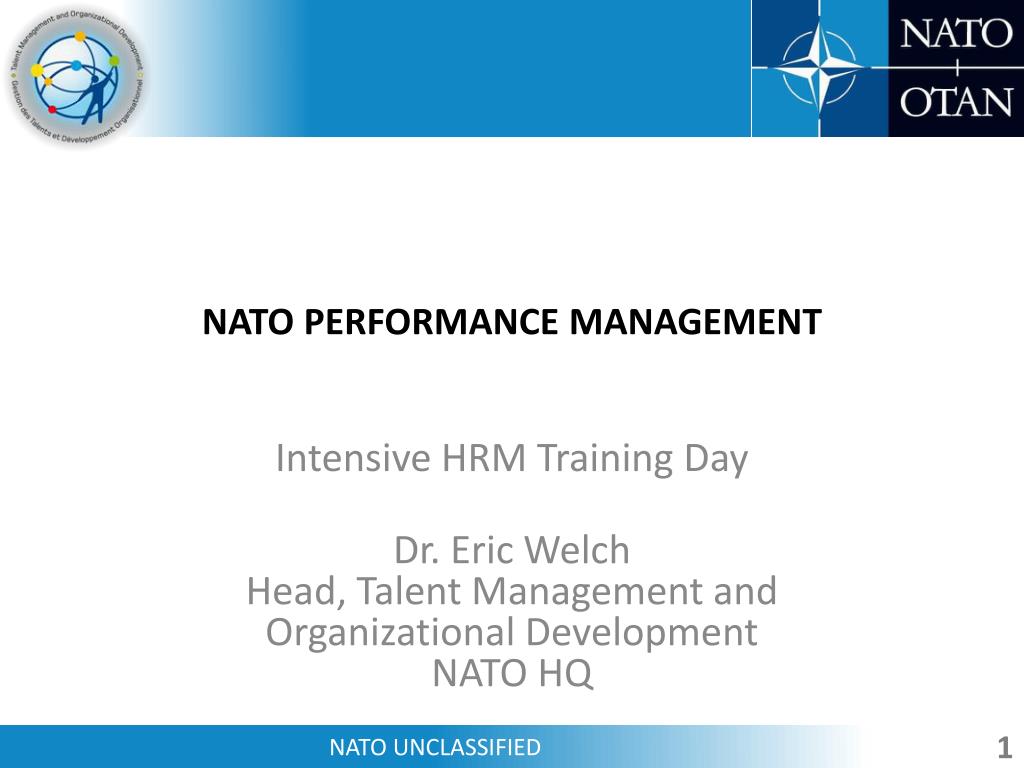 PPT - NATO PERFORMANCE MANAGEMENT PowerPoint Presentation, free ...
