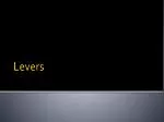 PPT - Levers PowerPoint Presentation, free download - ID:2519763