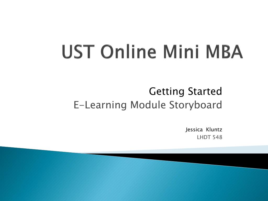PPT - UST Online Mini MBA PowerPoint Presentation, free download - ID ...