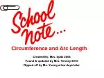 PPT - Arc Length PowerPoint Presentation, free download - ID:5725454