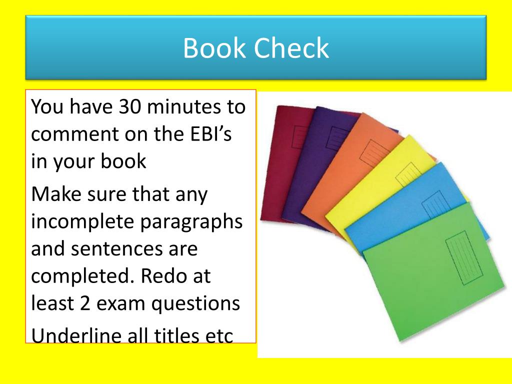 PPT - Book Check PowerPoint Presentation, free download - ID:2713385