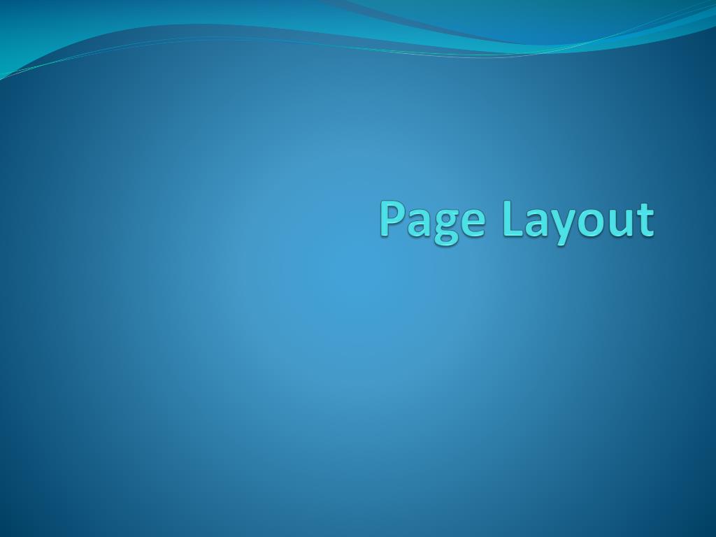 PPT - Page Layout PowerPoint Presentation, free download - ID:2714603