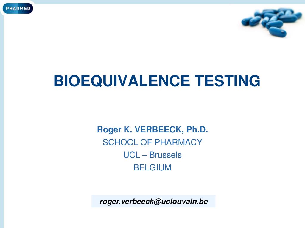 PPT - BIOEQUIVALENCE TESTING PowerPoint Presentation, free download ...
