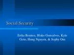 PPT - Social Security PowerPoint Presentation, free download - ID:9419505