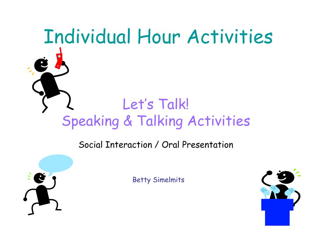 PPT - Individual Hour Activities PowerPoint Presentation, free download ...