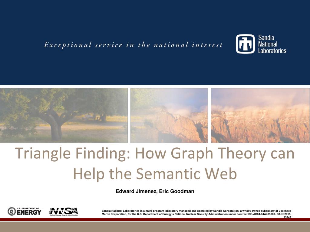 PPT - Triangle Finding: How Graph Theory can Help the Semantic Web ...