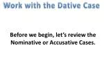 PPT - GCSE Russian Dative case PowerPoint Presentation, free download ...