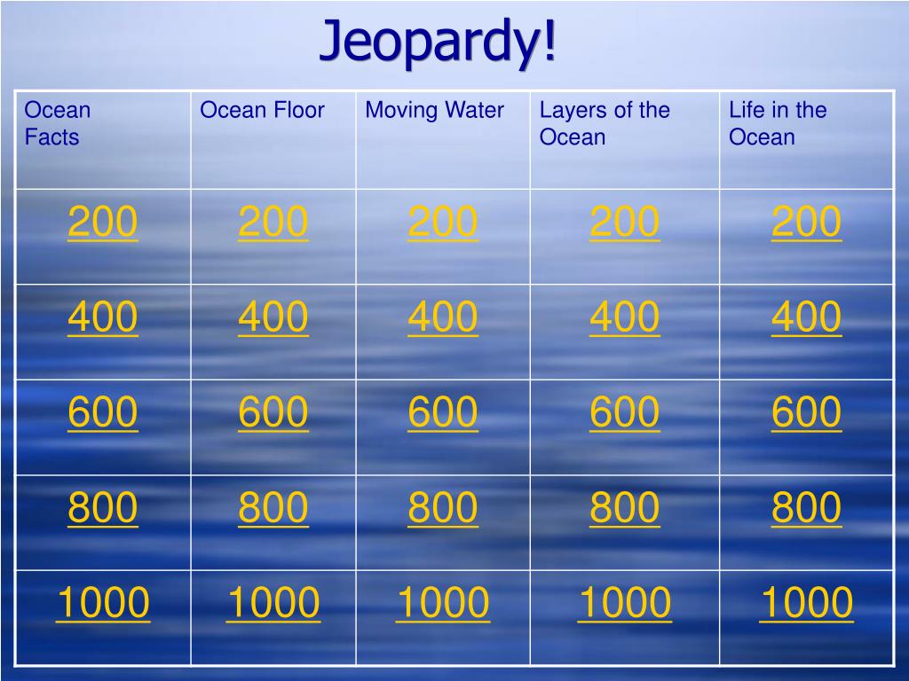 PPT - Jeopardy! PowerPoint Presentation, free download - ID:2720326