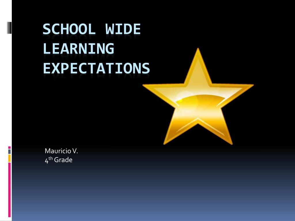 PPT - School wide learning expectations PowerPoint Presentation, free ...