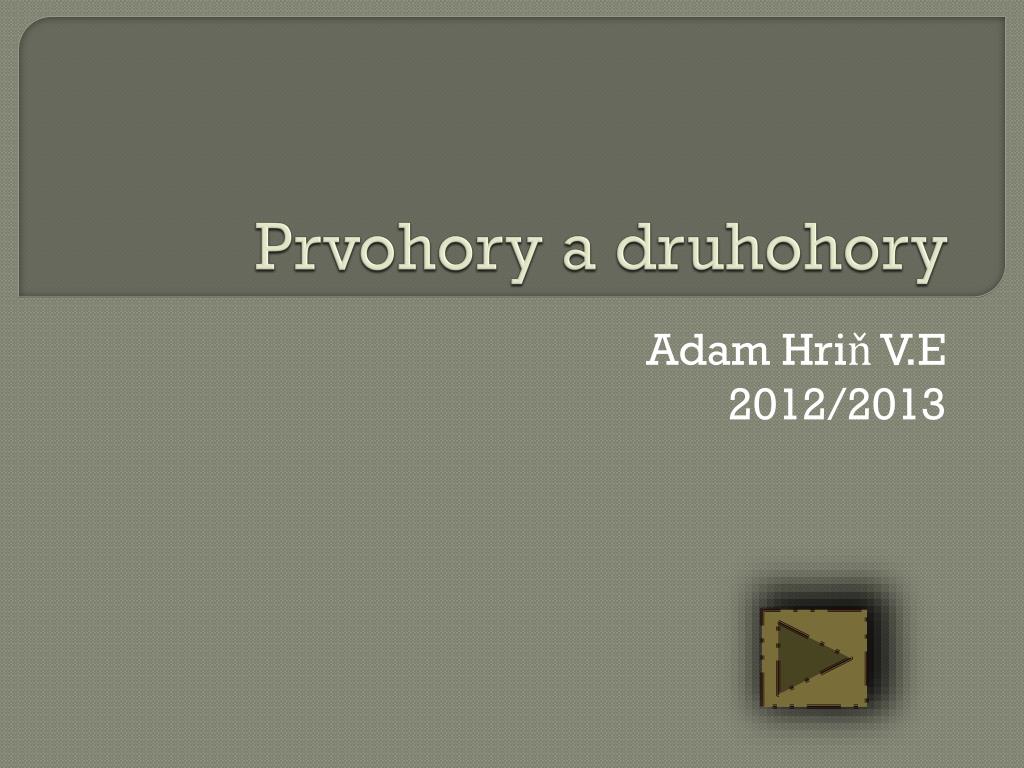 PPT - Prvohory a druhohory PowerPoint Presentation, free download - ID ...