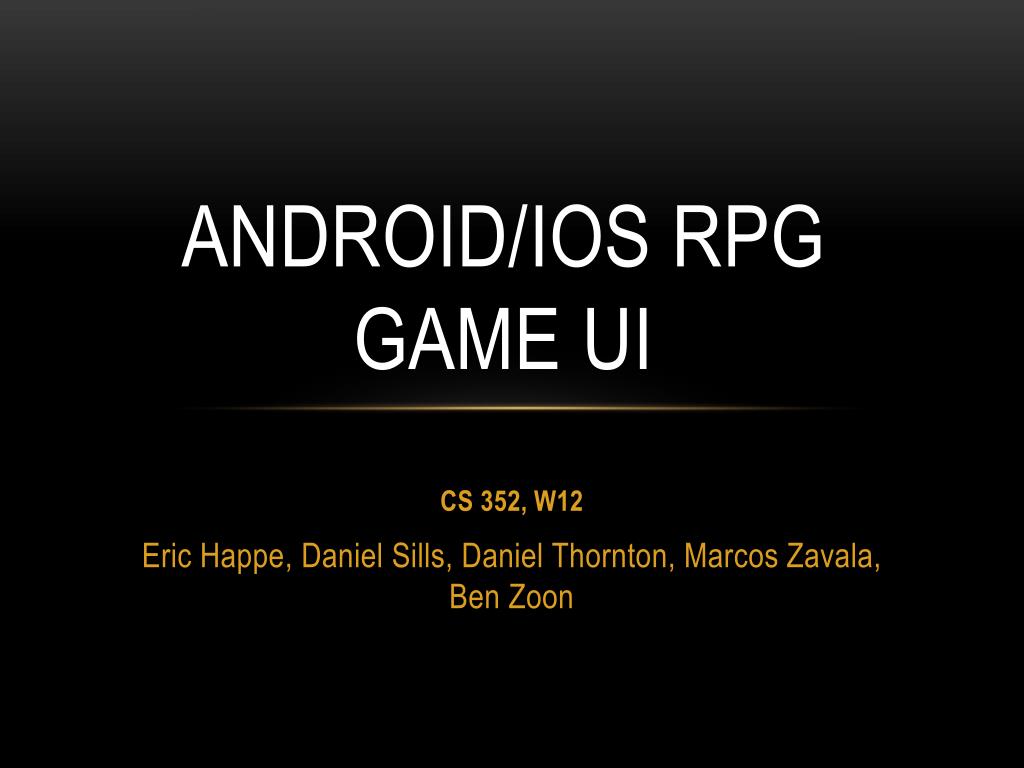 PPT - Fantasy Quest: Touch RPG Adventure PowerPoint Presentation, free ...