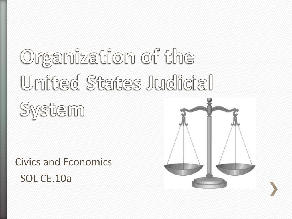 PPT - Organization of the United States Judicial System PowerPoint ...