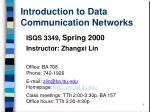 PPT - Introduction to Data Communication and Computer Networks PowerPoint Presentation - ID:8942328