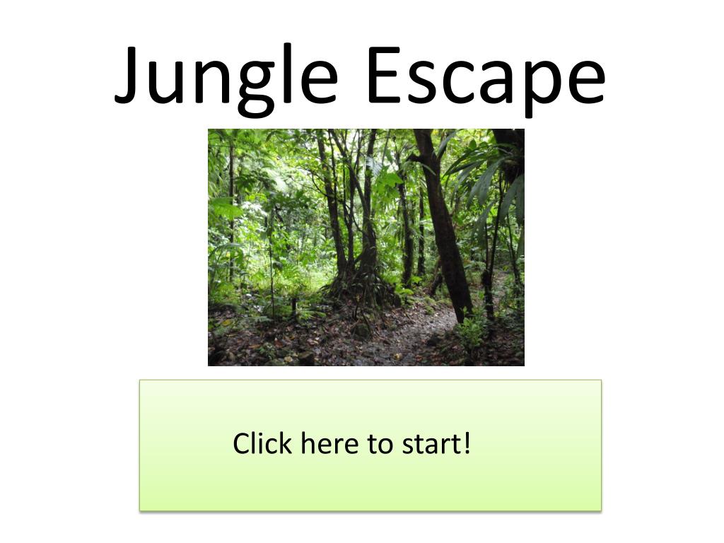 PPT - Jungle Escape PowerPoint Presentation, free download - ID:2724109