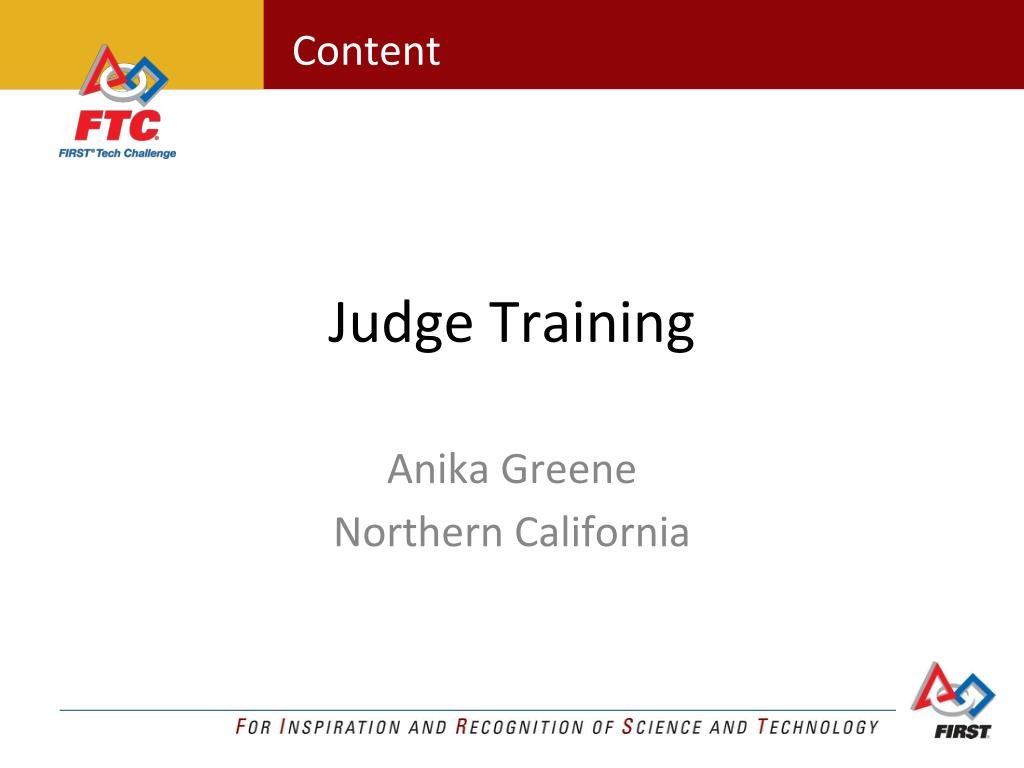 PPT - Judge Training PowerPoint Presentation, free download - ID:2724704