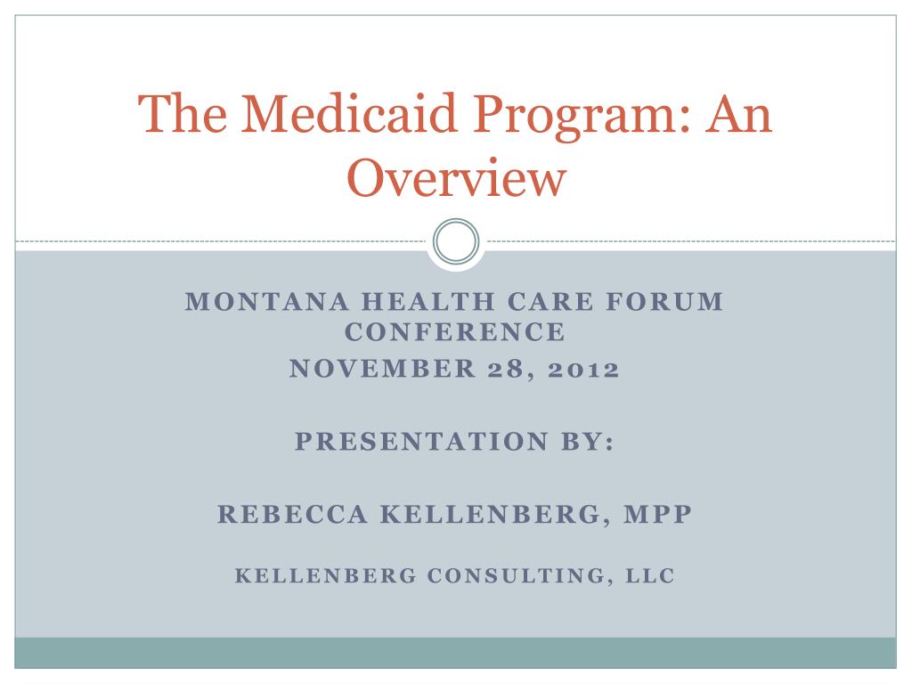 PPT - The Medicaid Program: An Overview PowerPoint Presentation, free ...