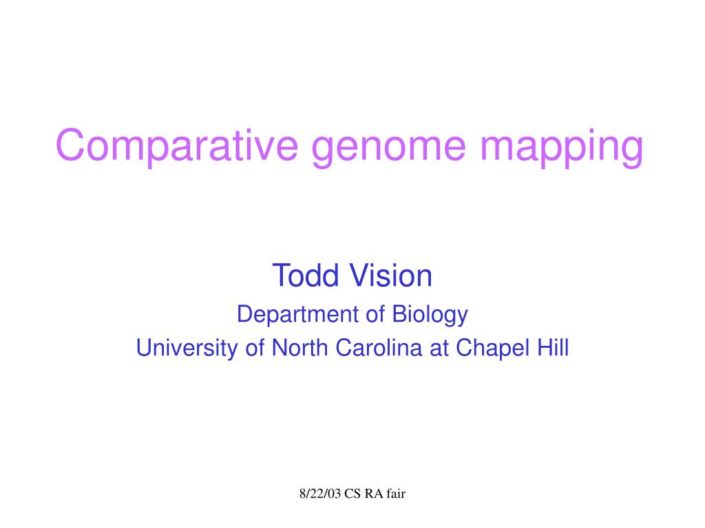 PPT - Comparative genome mapping PowerPoint Presentation, free download ...
