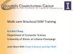 PPT - Curriculum Learning for Latent Structural SVM PowerPoint ...