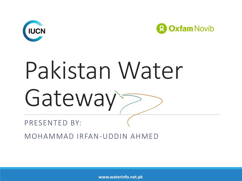 PPT - Pakistan Water Gateway PowerPoint Presentation, free download ...