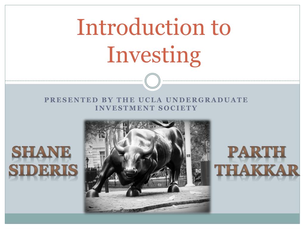 PPT - Introduction to Investing PowerPoint Presentation, free download ...