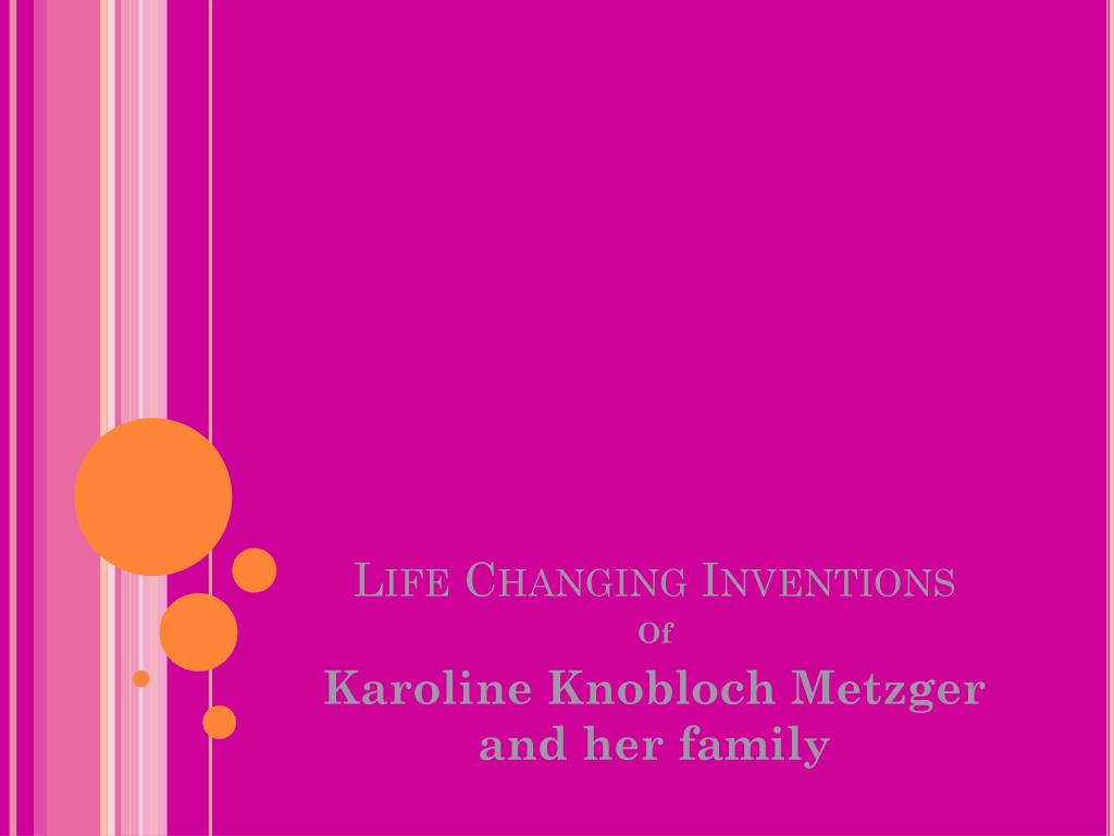PPT - Life Changing Inventions PowerPoint Presentation, free download ...