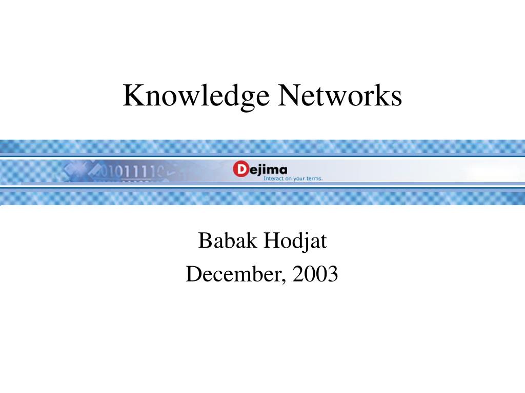 PPT - Knowledge Networks PowerPoint Presentation, free download - ID ...